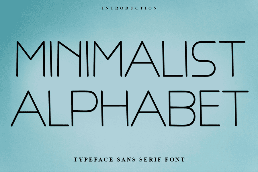 Minimalist Design Font · 1001 Fonts