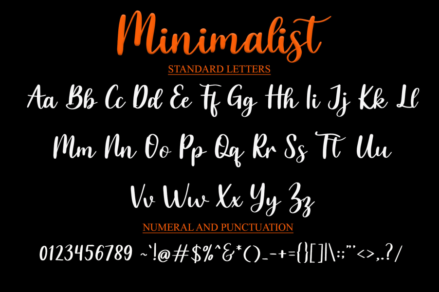 Minimalist Font · 1001 Fonts