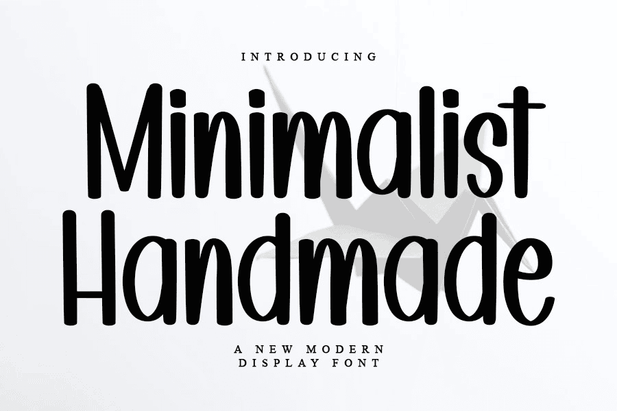 Minimalist Handmade Font · 1001 Fonts