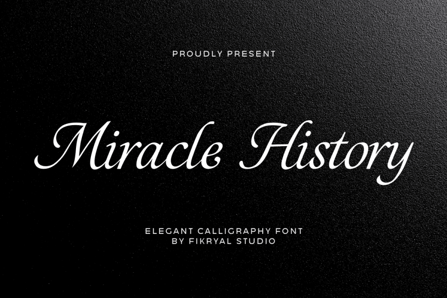 Miracle History Font · 1001 Fonts