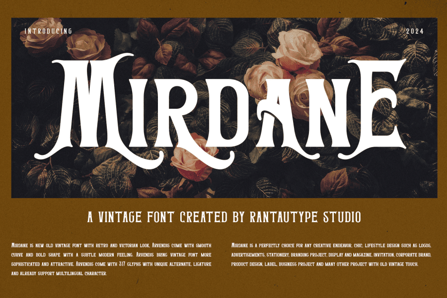 Mirdane Font · 1001 Fonts