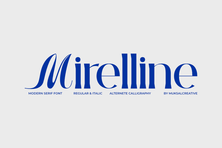 Mirelline Font · 1001 Fonts