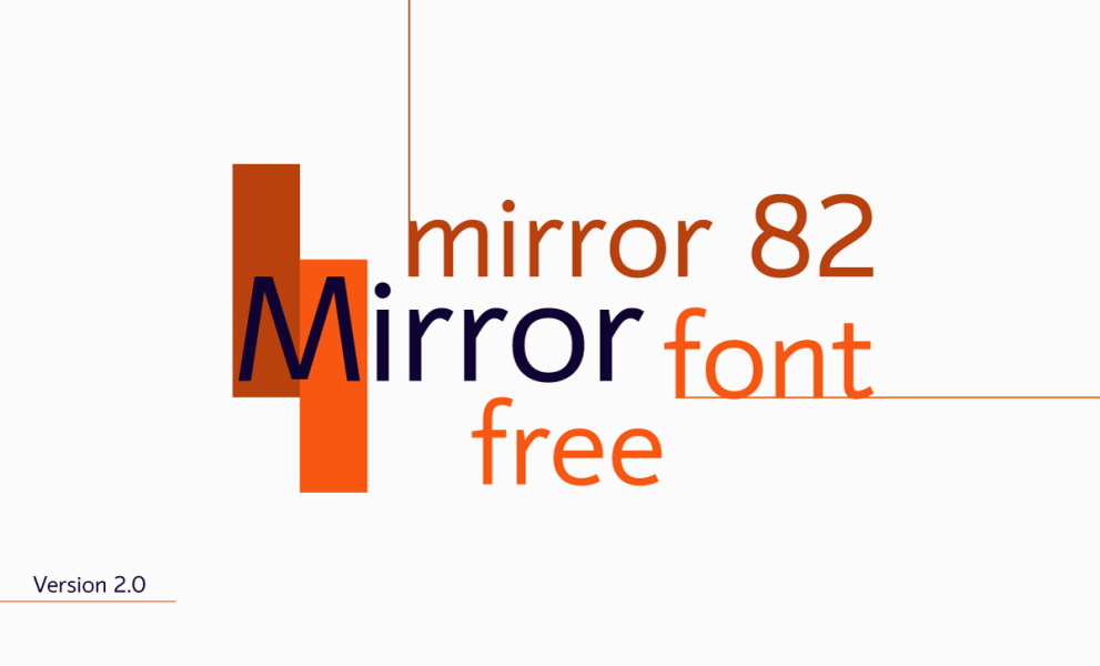 mirror 82 Font · 1001 Fonts