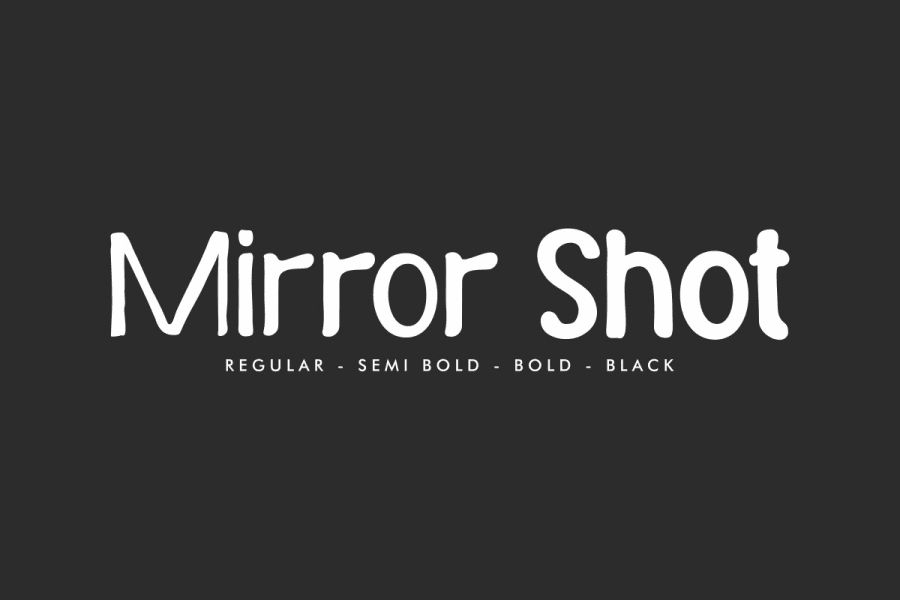 Mirror Shot Demo Font Family · 1001 Fonts