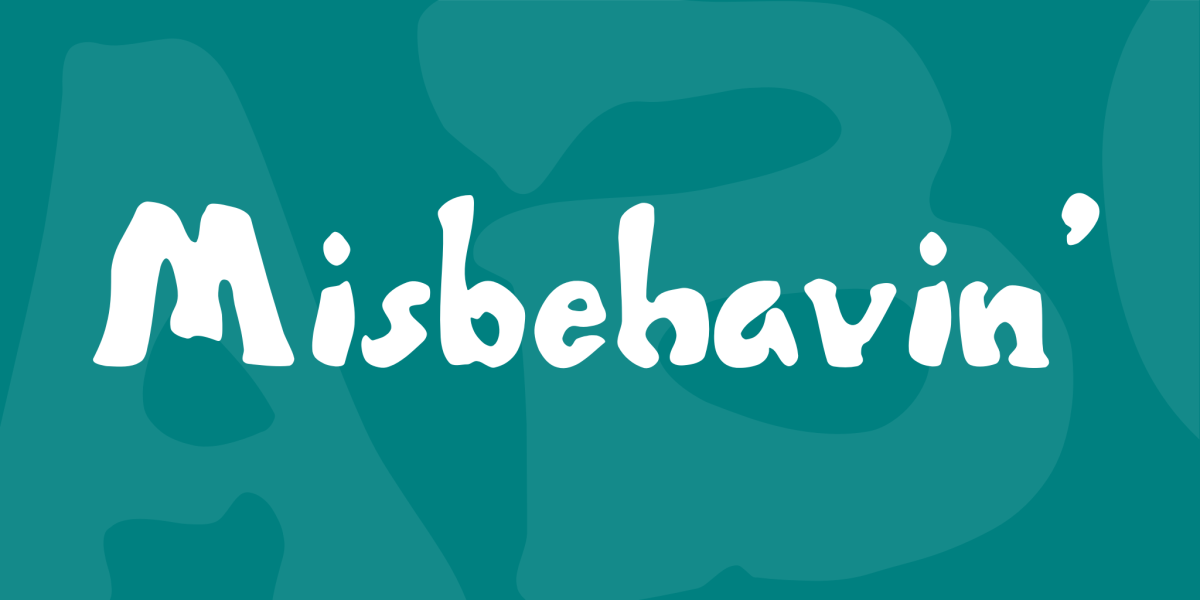 Misbehavin' Font · 1001 Fonts