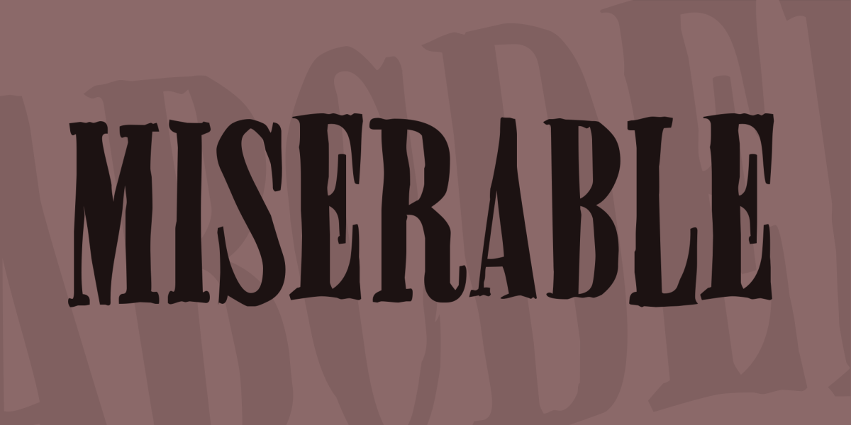 Miserable Font · 1001 Fonts