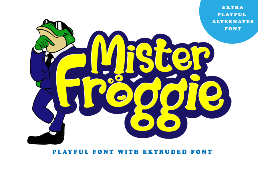 Mister Froggie Font · 1001 Fonts
