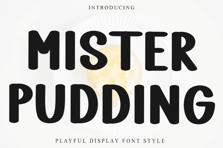 Mister Pudding Font · 1001 Fonts