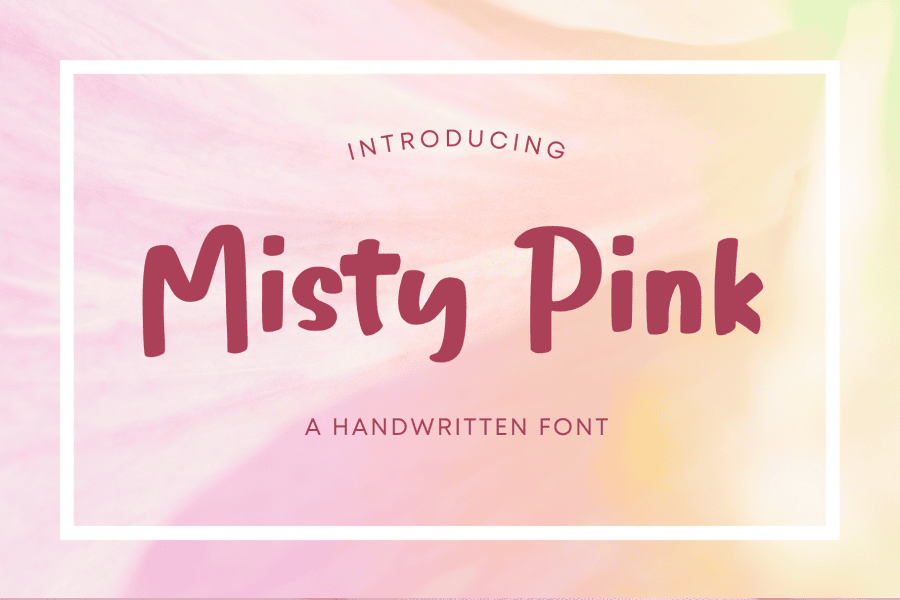 Misty Pink Font · 1001 Fonts