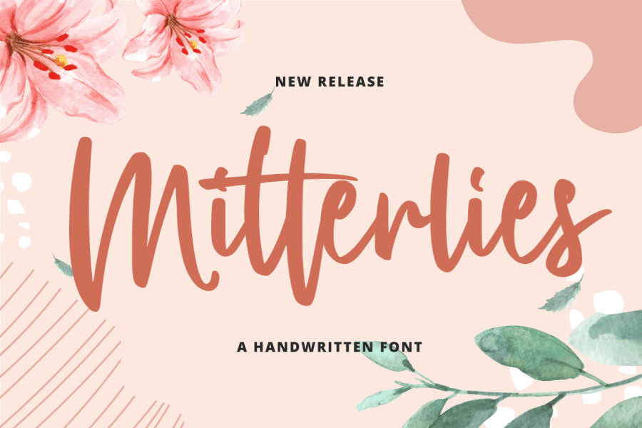 Mitterlies Personal Use Only Font · 1001 Fonts