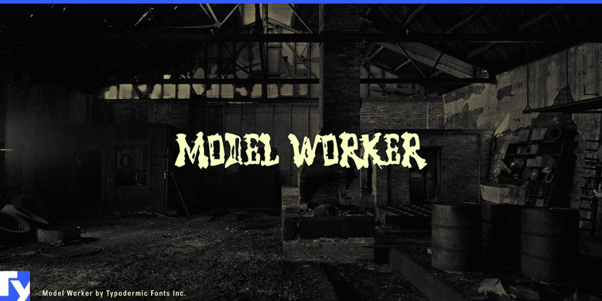 Model Worker Font · 1001 Fonts