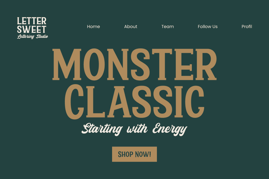 Modern Green Font · 1001 Fonts