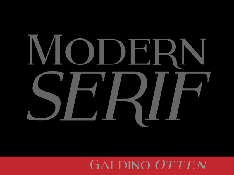 Modern Serif Font Family · 1001 Fonts