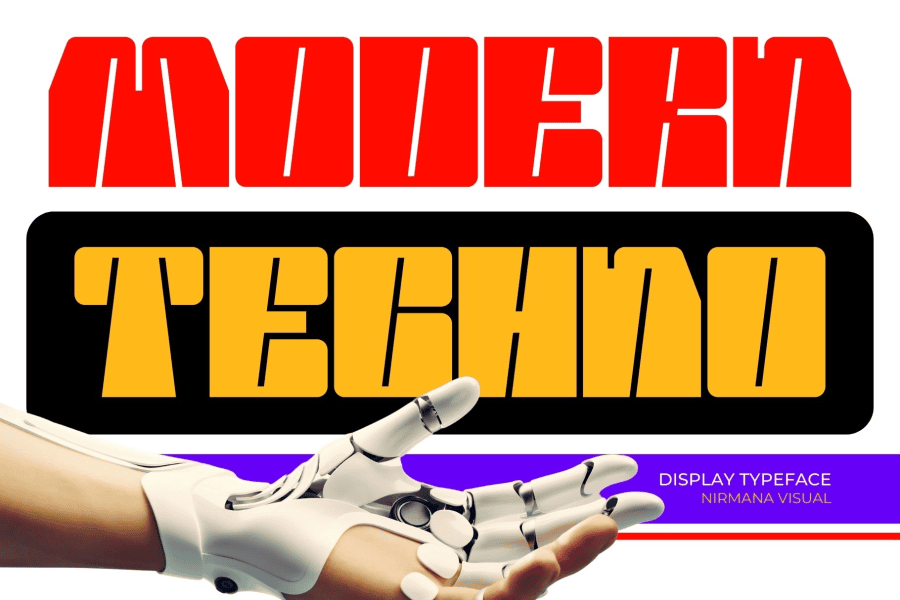 Modern Techno - Demo Version Font · 1001 Fonts