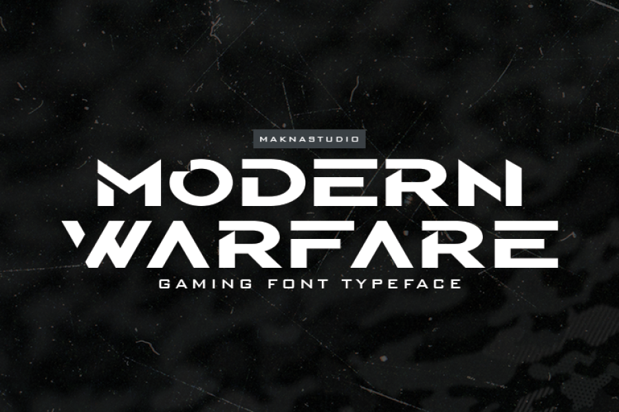 MODERN WARFARE Font · 1001 Fonts