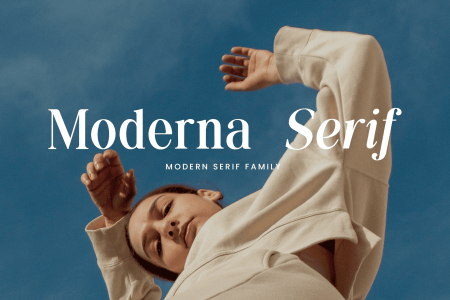 Moderna Serif Font Family · 1001 Fonts
