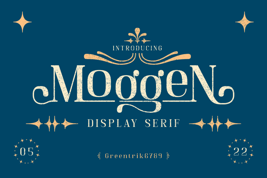 Moggen Font · 1001 Fonts