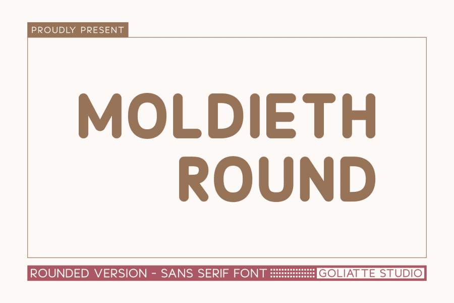 Moldieth Round Font · 1001 Fonts