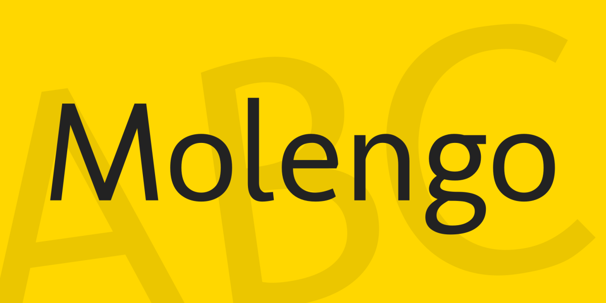 Molengo Font · 1001 Fonts