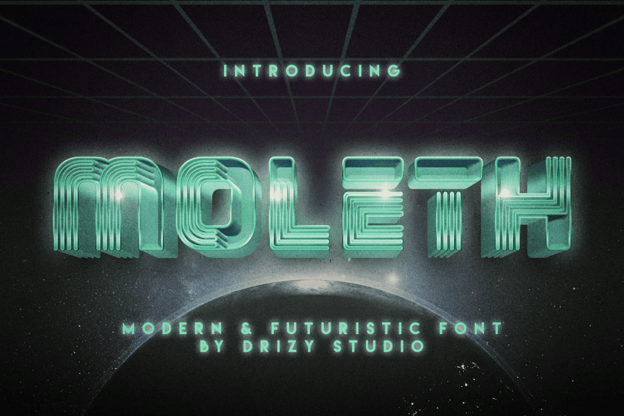 Moleth Font · 1001 Fonts