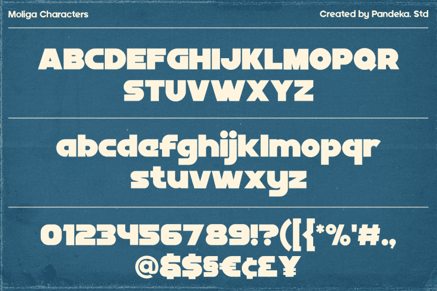 Moliga DEMO Font · 1001 Fonts