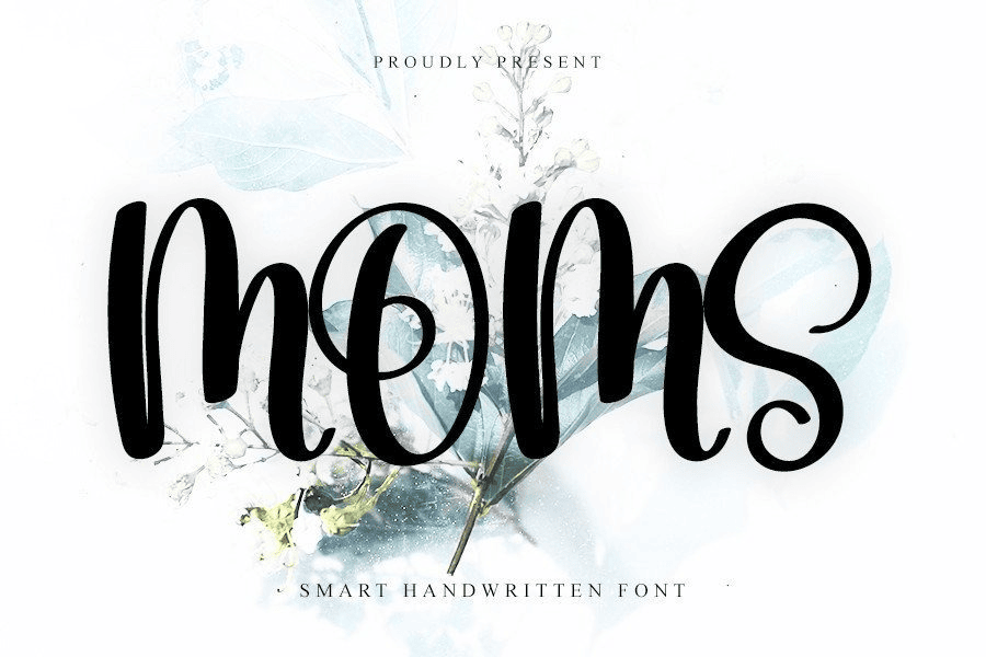 MOMS Font · 1001 Fonts