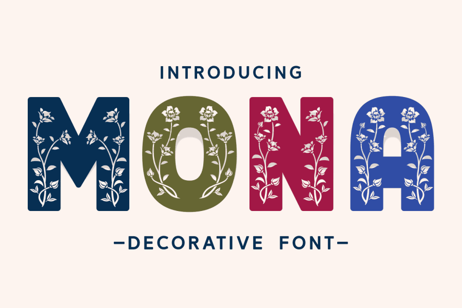 Mona Font · 1001 Fonts