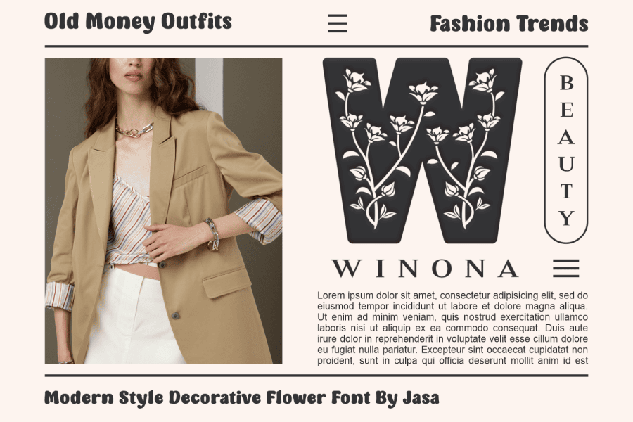 Mona Font · 1001 Fonts