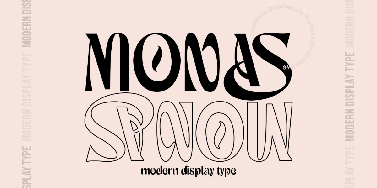 Monas Demo Font · 1001 Fonts