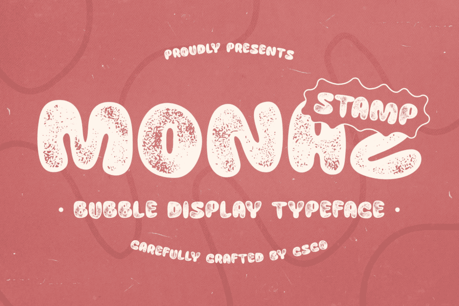 Monaz Stamp Demo Font · 1001 Fonts