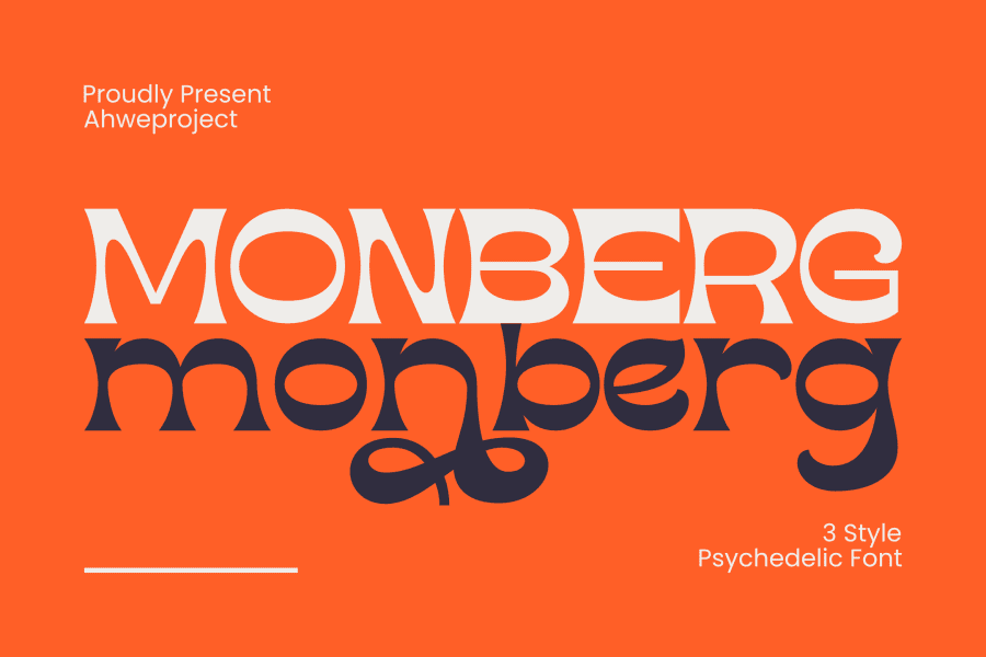 Monberg Font · 1001 Fonts