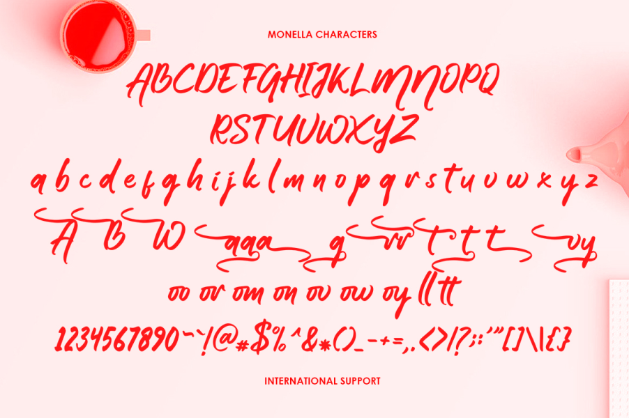 Monella Font · 1001 Fonts