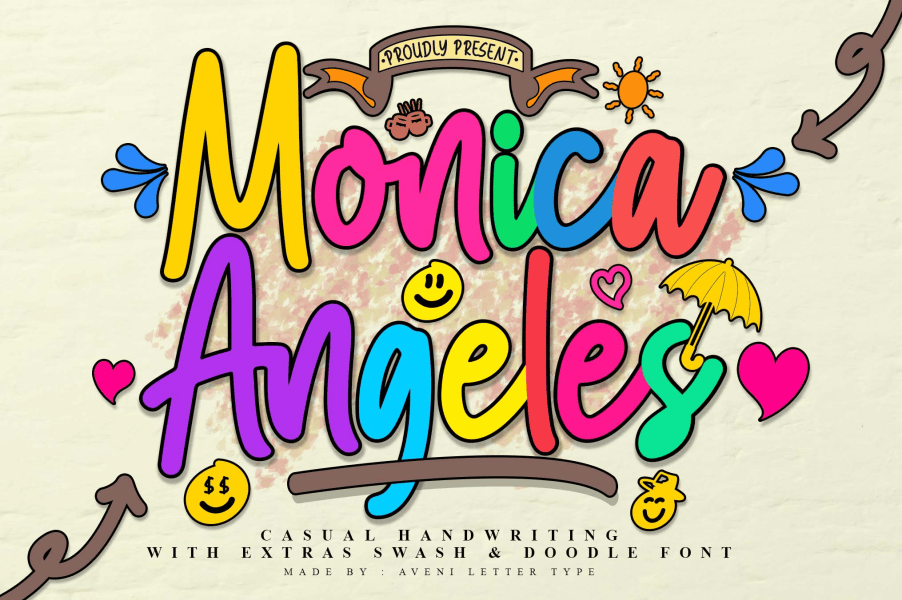 Monica Angeles Font · 1001 Fonts