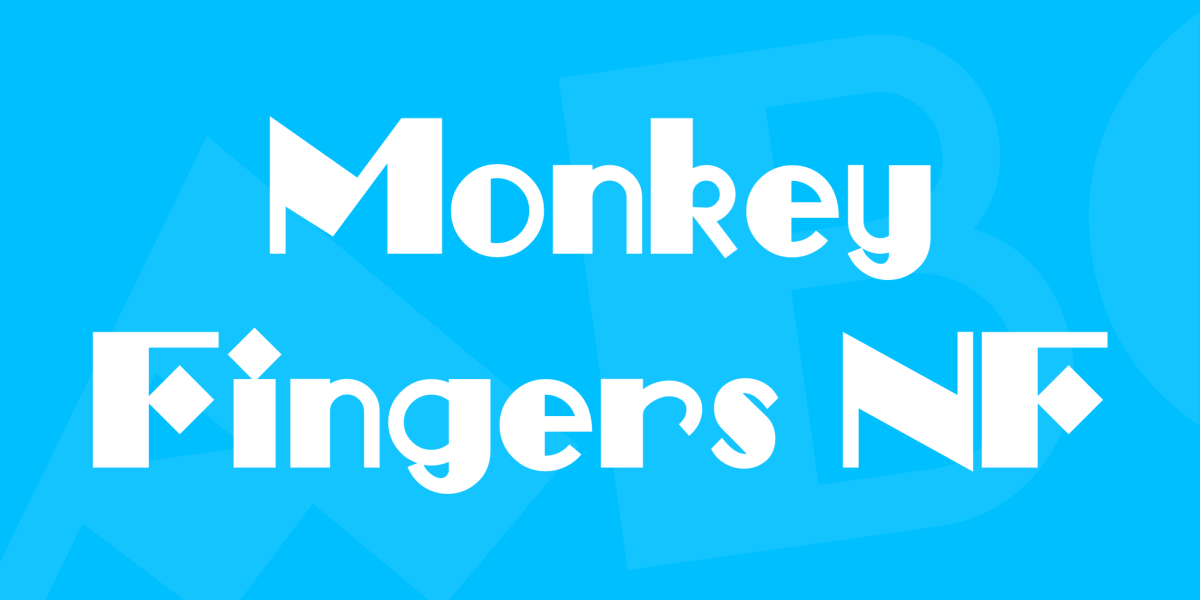Monkey Fingers NF Font · 1001 Fonts