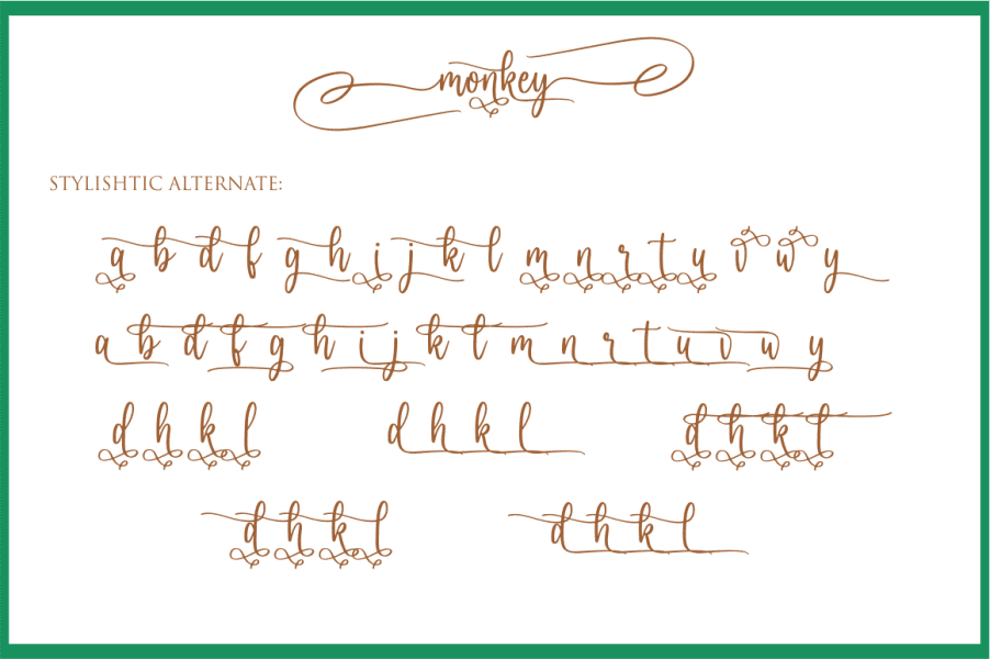 monkey Font · 1001 Fonts