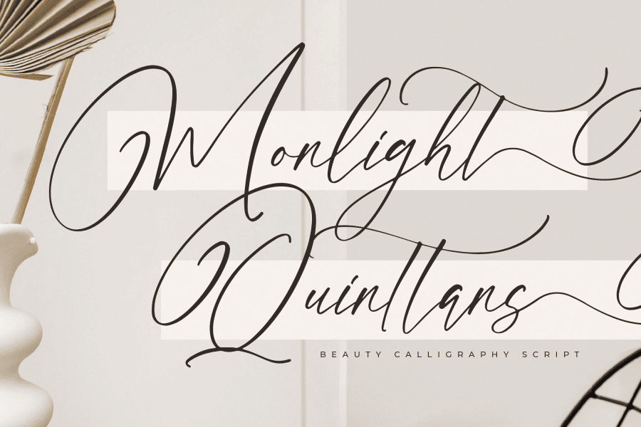 Monlight Quinttans DEMO VERSION Font Family · 1001 Fonts
