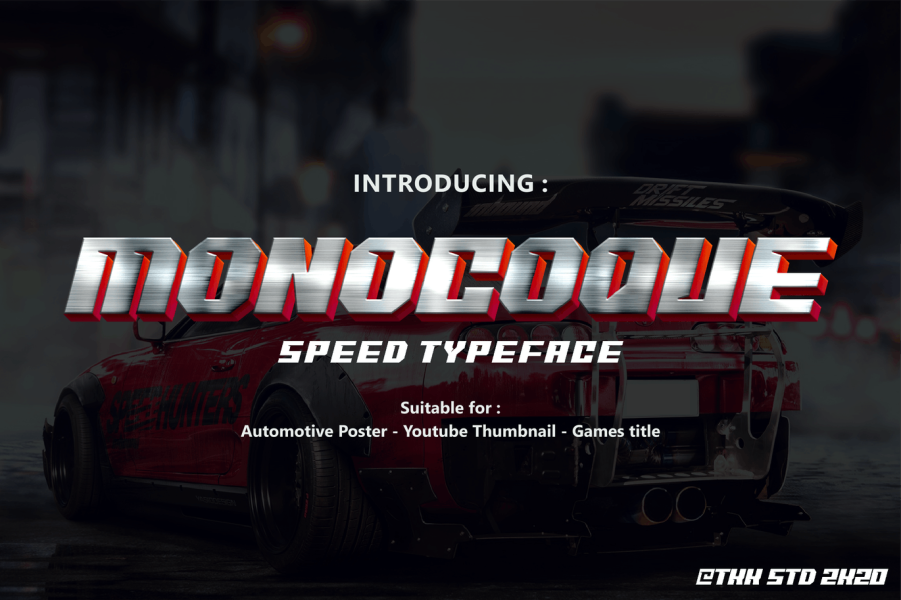 MONOCOQUE Font · 1001 Fonts