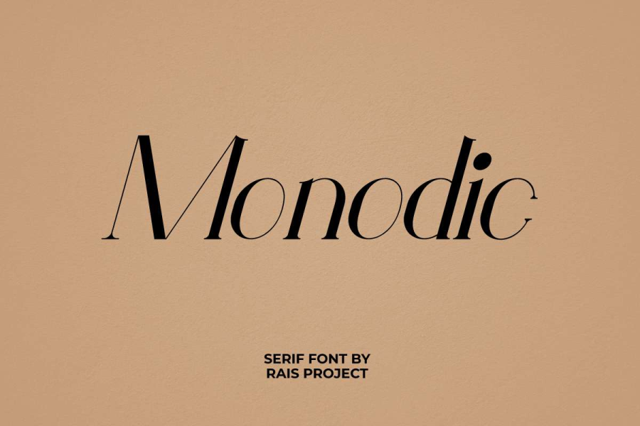 Monodic Demo Font Family · 1001 Fonts