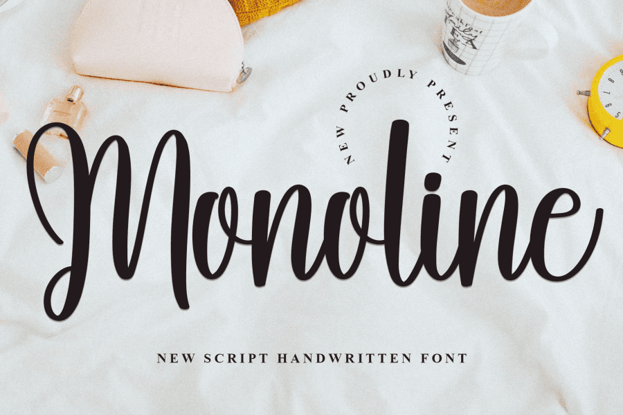 Monoline Font · 1001 Fonts