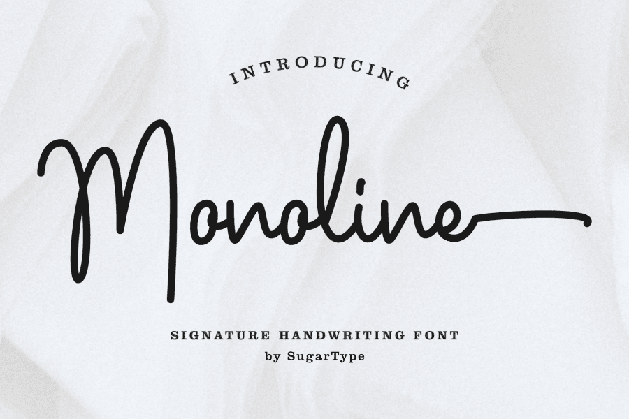 Monoline Personal Font · 1001 Fonts