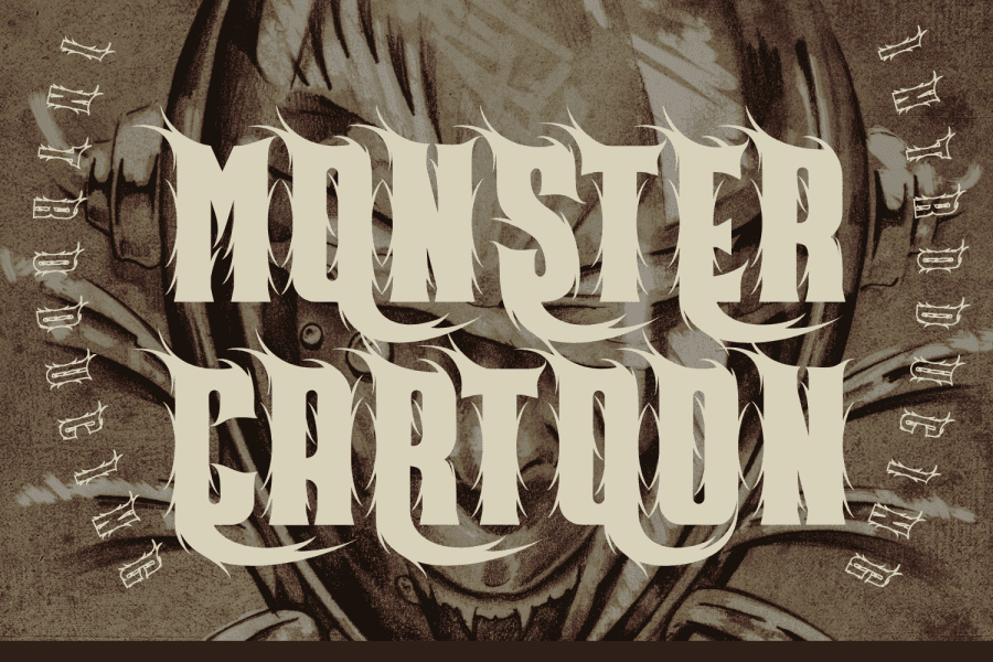 Monster Cartoon Demo Font · 1001 Fonts