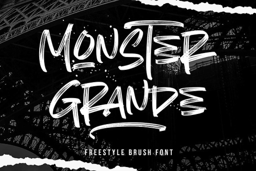 Monster Grande Font · 1001 Fonts
