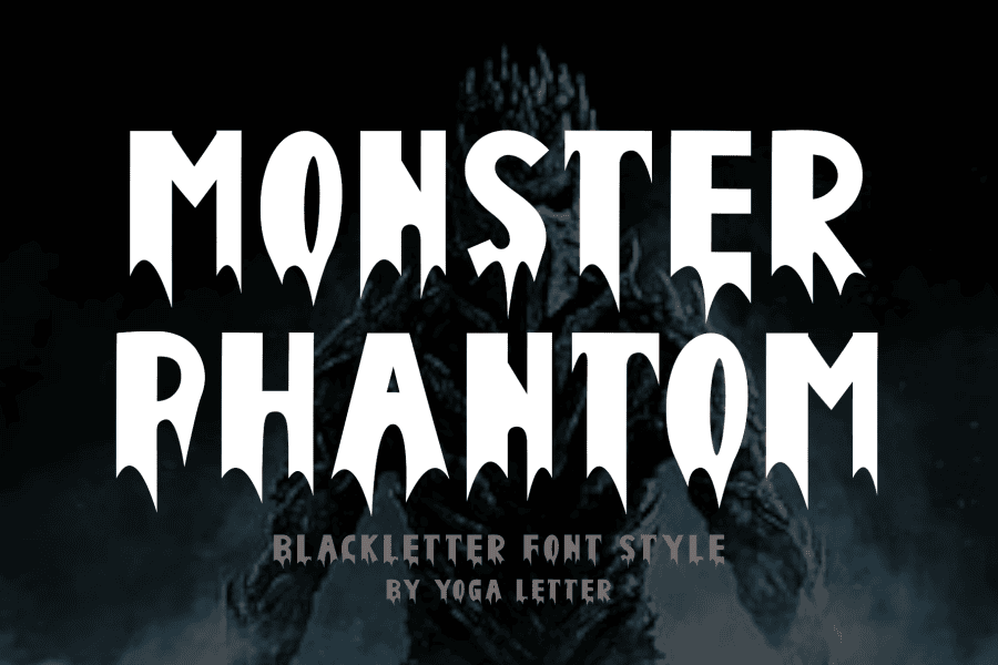 Monster Phantom Font · 1001 Fonts