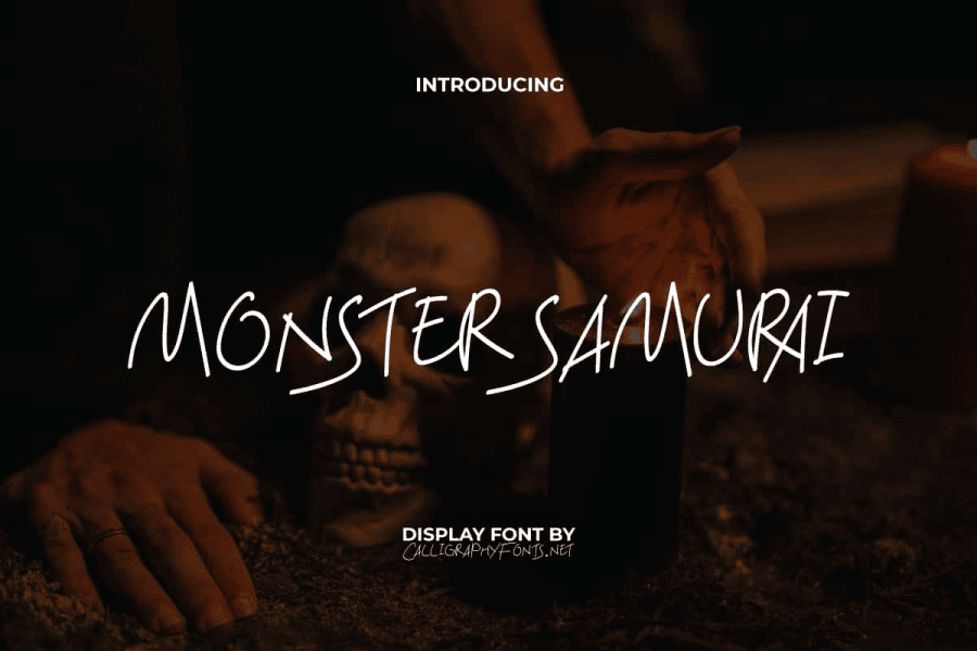 Monster Samurai Demo Font · 1001 Fonts