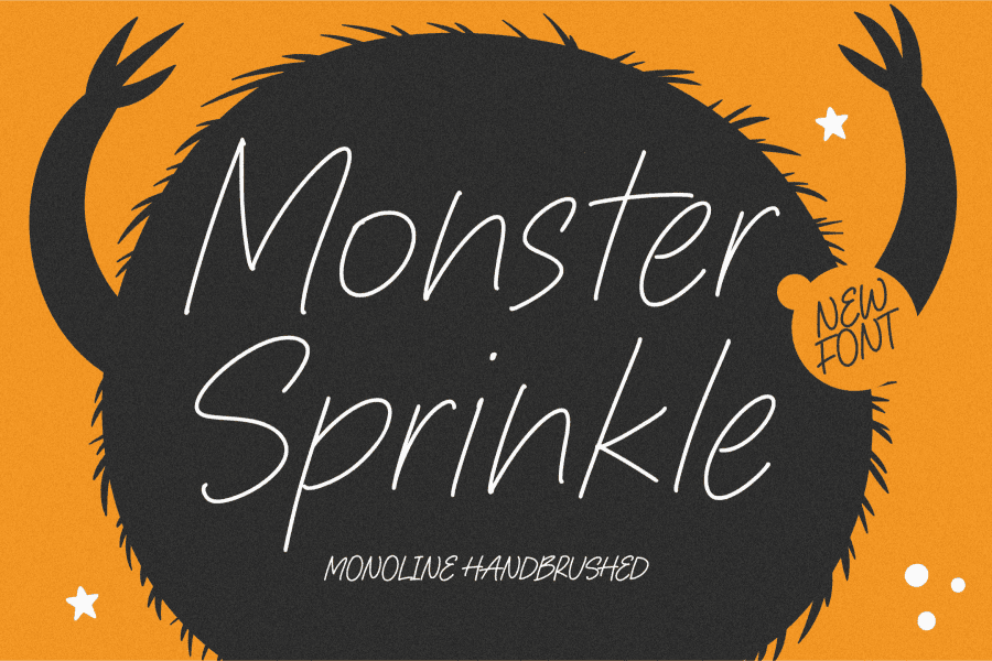 Monster Sprinkle Font · 1001 Fonts