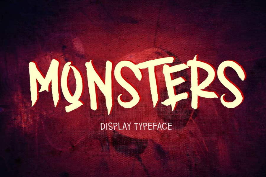 MONSTERS Font · 1001 Fonts