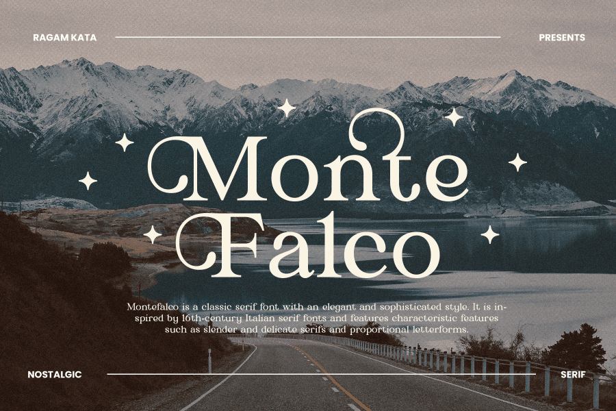 Monte Falco DEMO Font · 1001 Fonts
