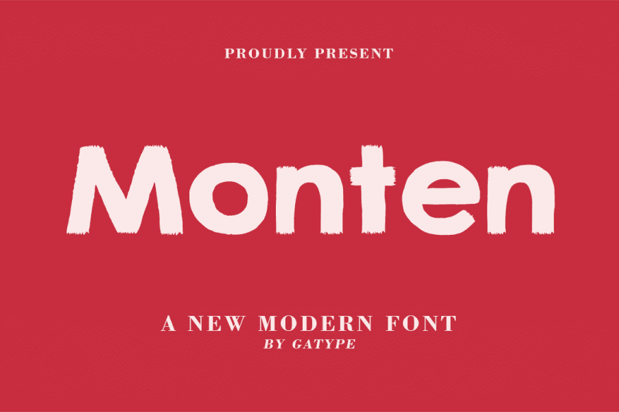 Monten Font · 1001 Fonts