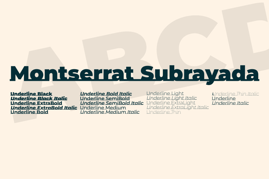 57 Free Underlined Fonts · 1001 Fonts