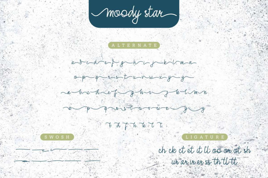 Moody Star Demo Font · 1001 Fonts